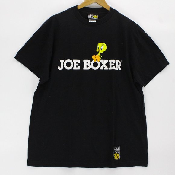 Joe Boxer | Shirts | Vintage Joe Boxer Ft Warner Bros Mens Black Tweety ...